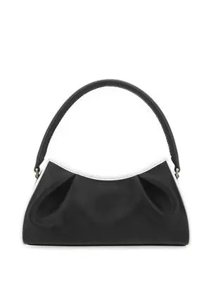 ELLEME Dimple Moon Leather Shoulder Bag - Black