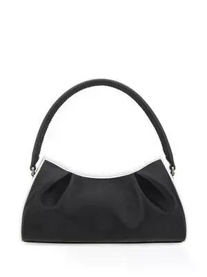 ELLEME Dimple Moon Leather Shoulder Bag - Black