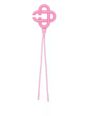 Casablanca Logo-pendant Charm - Pink