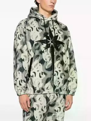 KUSIKOHC Patterned Hoodie - Green