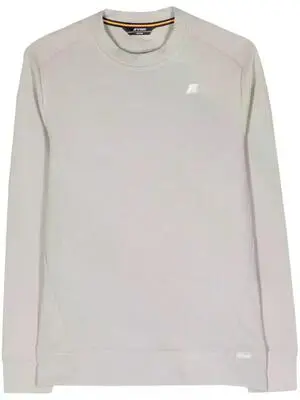 K-WAY Medine Crew-neck Sweatshirt - Neutrals