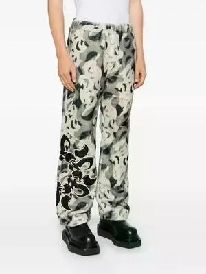 KUSIKOHC Patterned Fleece Trousers