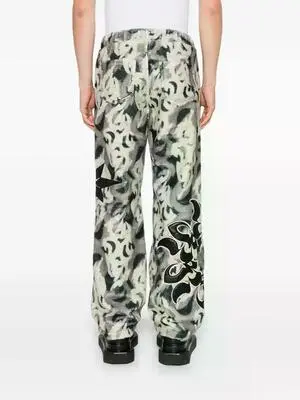 KUSIKOHC Patterned Fleece Trousers