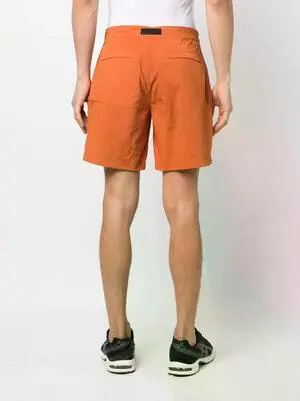 K-WAY Belted Nylon Shorts - Orange