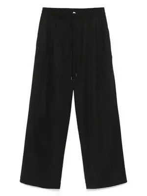Isabel Benenato Black Wash Pants For Men