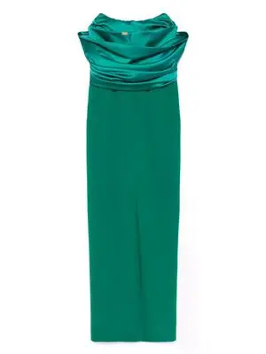 RHEA COSTA Latifa Maxi Dress - Green