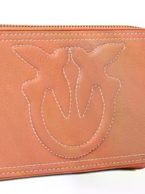 Pinko Carrie Logo-embossed Crossbody Bag - Orange