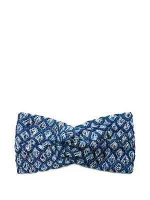 Missoni Knitted Headband - Blue