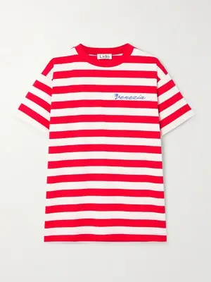LIDO Venezia Printed Striped T-shirt