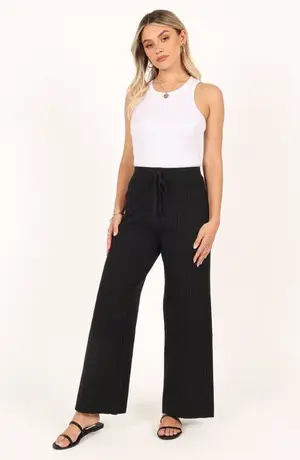 PETAL & PUP Pyrus Knit Wide Leg Pants