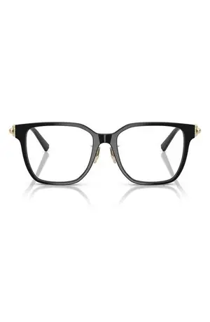 Tiffany & Co. 53mm Square Optical Glasses - Black/demo Lens