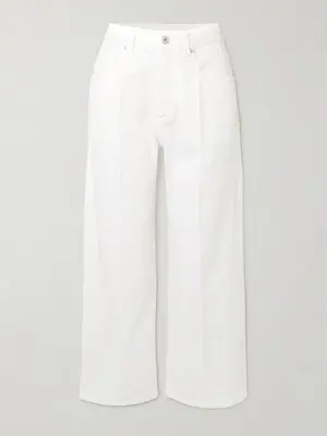 Women's Oversized White Jeans