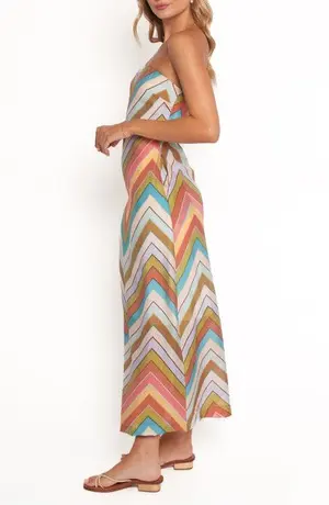 PETAL & PUP Lane Chevron Maxi Sundress