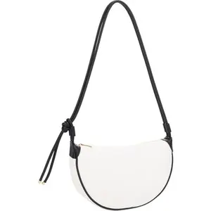 MALI + LILI Aria Canvas Shoulder Bag - Natural/black