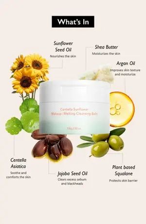 HARUHARU WONDER Centella Sunflower Makeup-melting Cleansing Balm