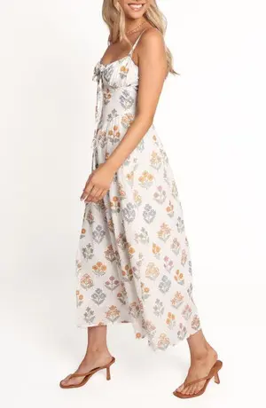 PETAL & PUP Lorelei Floral Embroidered Maxi Sundress