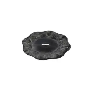 PUEBCO Decoration Tray Grey Circle Petal