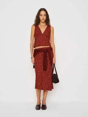 REFORMATION Ryan Two-piece Set - Red