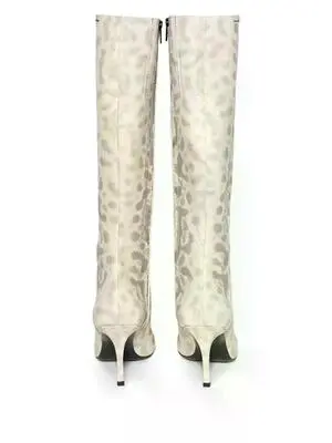 Alexander Wang Vivica Leopard-print Knee-high Boots
