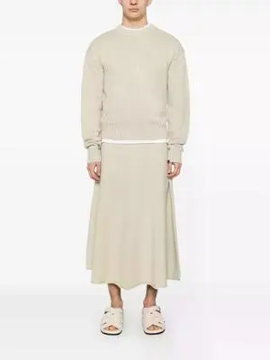 EXTREME CASHMERE X High-waisted Draped Skirt