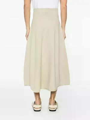 EXTREME CASHMERE X High-waisted Draped Skirt