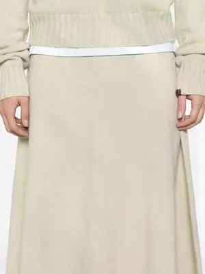 EXTREME CASHMERE X High-waisted Draped Skirt