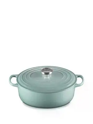 LE CREUSET Cocotte Cast Iron Round Casserole Dish - Blue