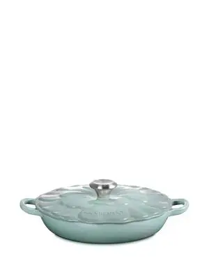 LE CREUSET Tegame Flower-shaped Casserole Dish - Blue