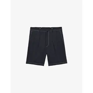 Prada Tailored Linen Bermuda Shorts