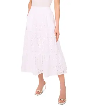 CECE DUPRAZ Tiered Circle Midi Skirt