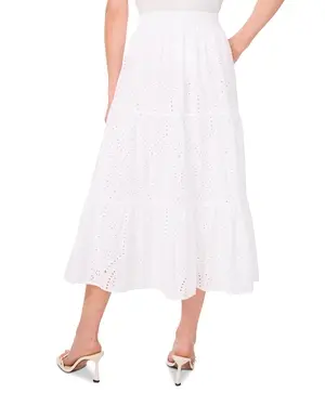 CECE DUPRAZ Tiered Circle Midi Skirt