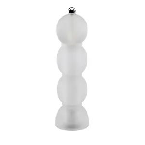 ADDISON ROSS Frosty Bobbin Salt Or Pepper Mill Grinder - Clear