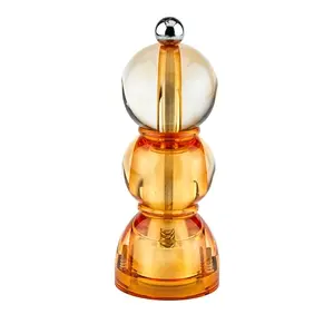 ADDISON ROSS Icy Bobbin Salt Or Pepper Mill Grinder - Amber