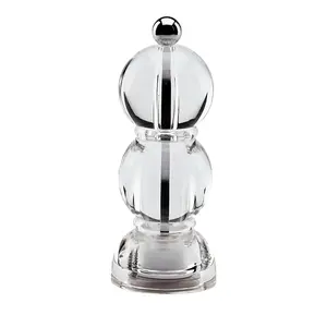 ADDISON ROSS Icy Bobbin Salt Or Pepper Mill Grinder - Clear