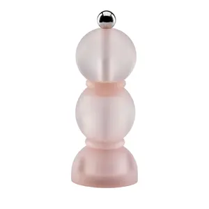ADDISON ROSS Frosty Bobbin Salt Or Pepper Mill Grinder - Pale Pink