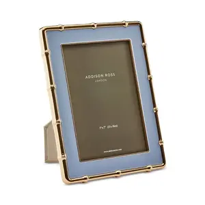 ADDISON ROSS Bamboo Photo Frame, 5 X 7 - Pale Denim