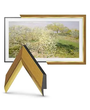 DECO TV FRAMES 32" Slim Frame For Samsung The Frame Tv 2021-2025 Gold Leaf