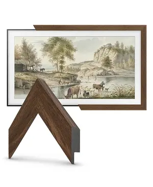 DECO TV FRAMES 32" Slim Frame For Samsung The Frame Tv 2021-2025 Walnut