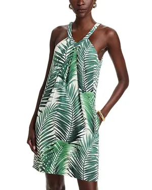 Tommy Bahama Leaf Of Luxury Halter Mini Dress