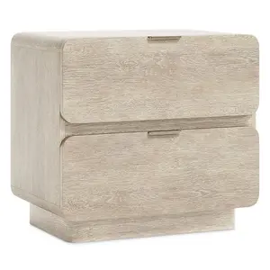 BERNHARDT Loft Antibes Small 2 Drawer Nightstand - Cream