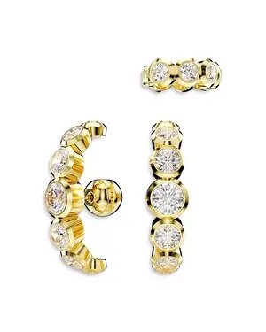 Crystal Cuff Stud Set Earrings