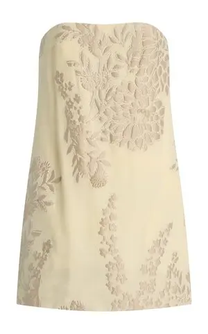 Delpozo Exclusive Silk-blend Jacquard Mini Dress