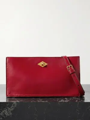 METIER Ease 22 Leather Clutch - Red