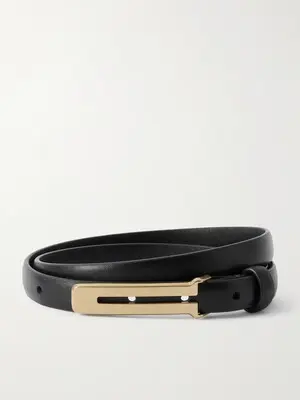 THE ROW Kuk Leather Belt - Black