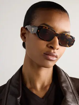 Prada Acetate Sunglasses - Tortoiseshell
