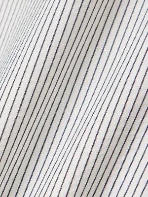 Saint Laurent Embroidered Striped Shirt