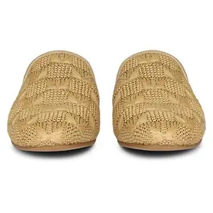 JELAVU Andrea Raffia Slip-on Mule - Beige