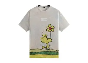 Kith X Peanuts Woodstock Comic Vintage Tee Shirt Chalk