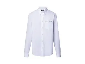 LOUIS VUITTON Embellished Longsleeved Cotton Shirt