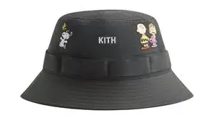 Kith X Peanuts 75 Clemens Bucket Hat - Black